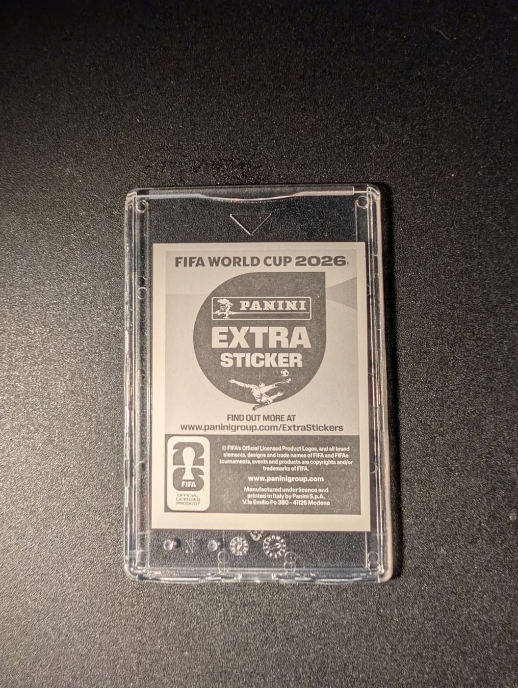Panini Extra Sticker WM 2026 Cristiano Ronaldo GOLD (Neu (gemäss ...