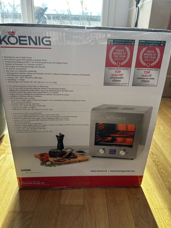 KOENIG Elektro Beef Grill XL neu und ovp mit Zubehör | Kaufen auf Ricardo