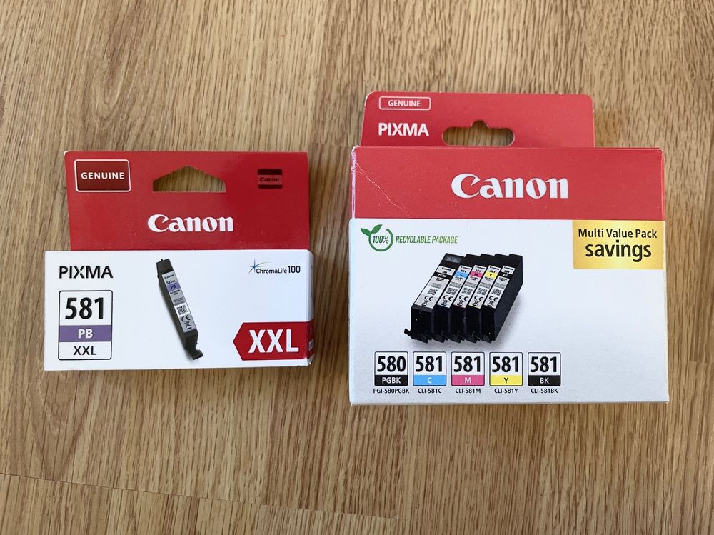 Canon Druckerpatrone 580/ 581 (Neu (gemäss Beschreibung)) in Jona für ...