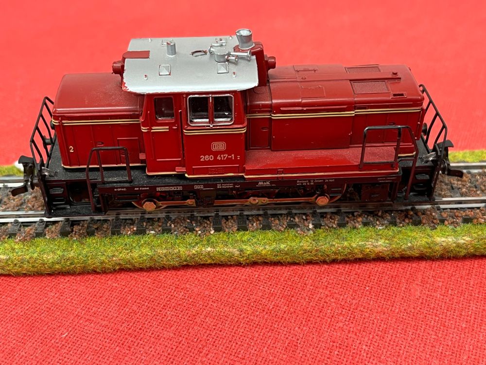 Märklin Diellok HO Analog 3064 WS 260-417-1 mit Wagen OVP (Gebraucht ...