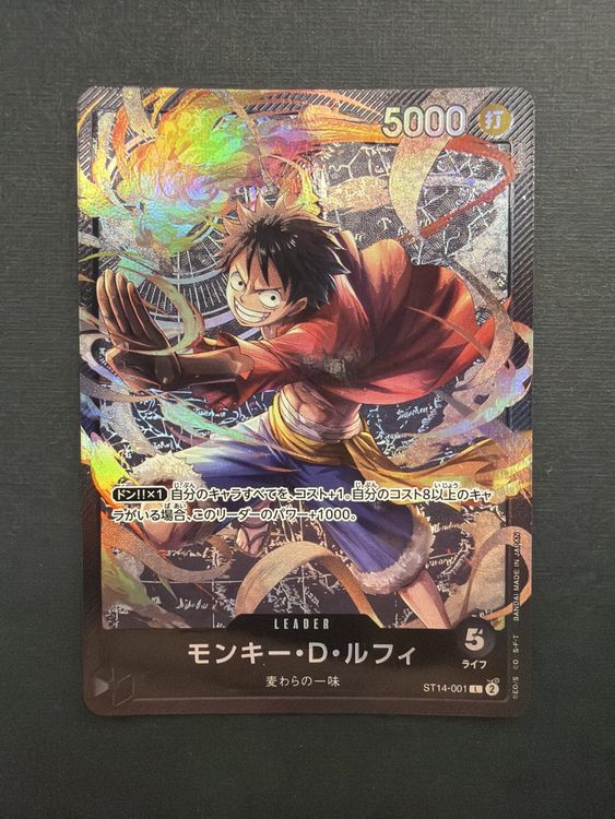 Monkey D. Luffy ST14-001 L Leader One Piece Japan (Neu (gemäss ...
