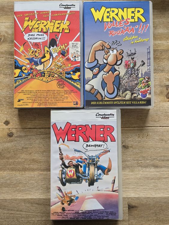 Werner 1-3 VHS Collection 90er Kultfilme (Gebraucht) in Güttingen für CHF 25 – mit Lieferung auf ...