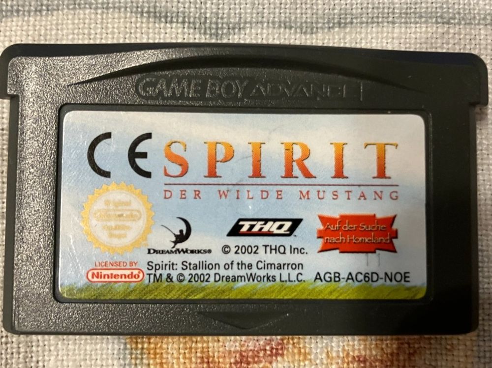Game Boy Advance (GBA) Spiel: Spirit der wilde Mustang (Gebraucht) in ...
