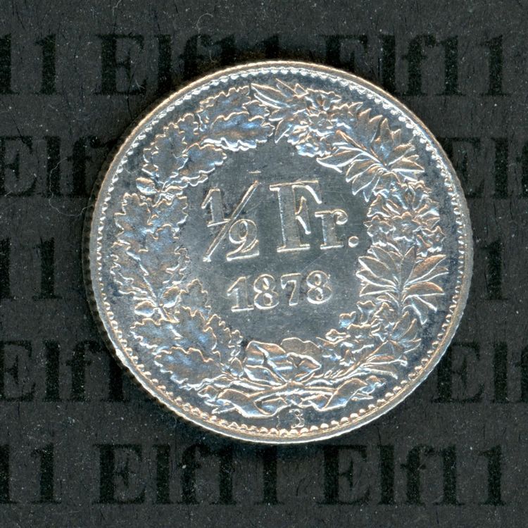 CHF___0.50 1878 stgl 50 Rappen (Neu (gemäss Beschreibung)) in Widnau für CHF 1850 – mit ...