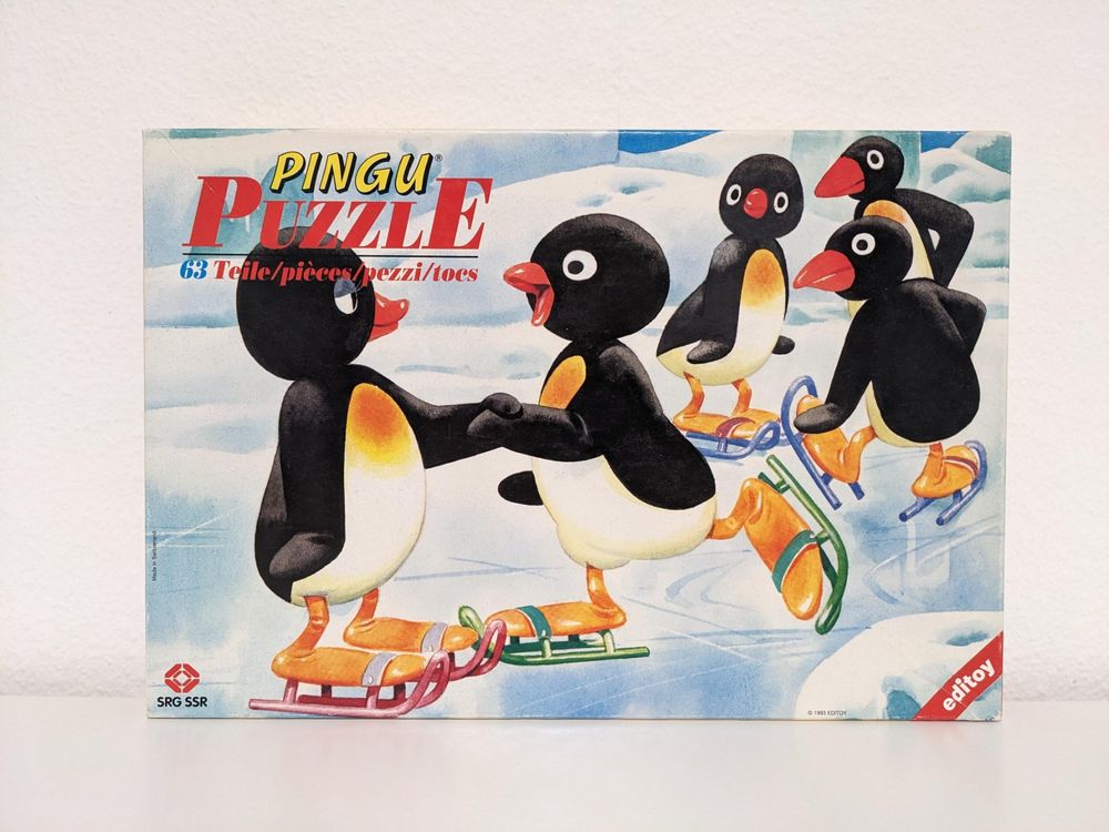 PINGU Puzzle, 63 Teile, rar vintage | Kaufen auf Ricardo