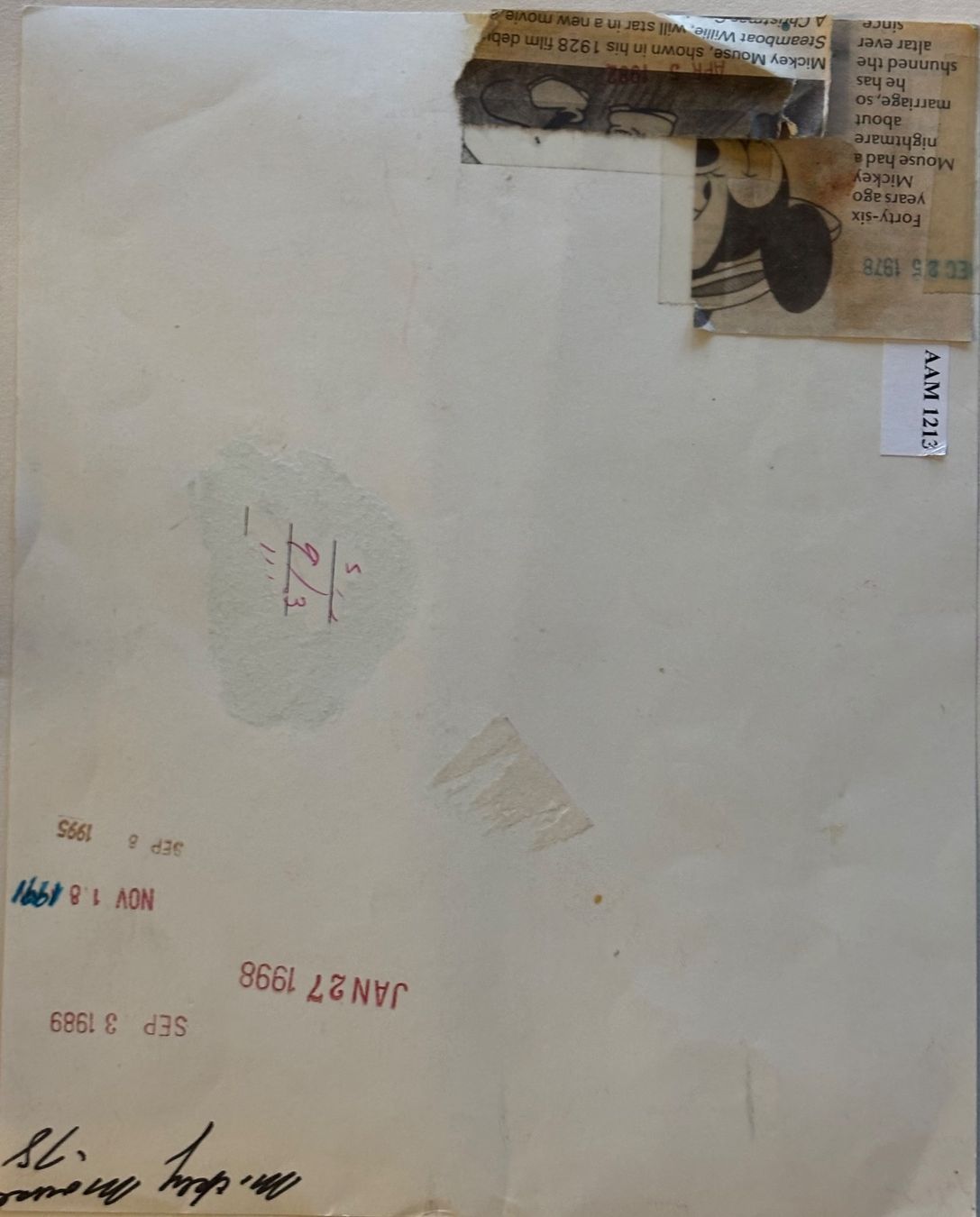 Walt Disney - Mickey Mouse Film über die Jahre, Pressefoto (Gebraucht ...