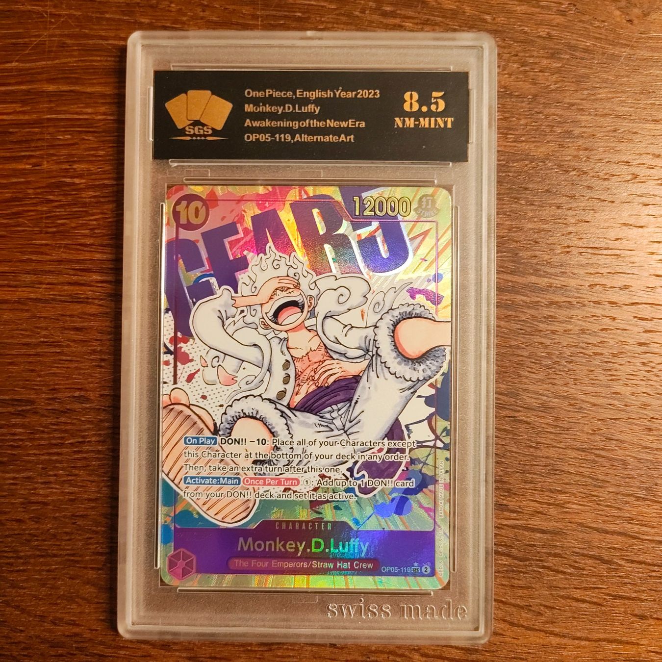 One Piece Karte: Alt Art Monkey D. Luffy - Gear 5! (Neu (gemäss ...