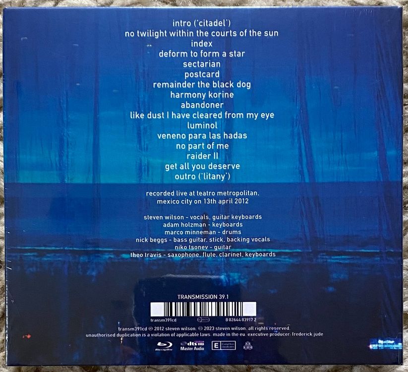 Steven Wilson - Get All You Deserve 2CD/Blu-ray 2012 NEU/OVP (Neu und ...