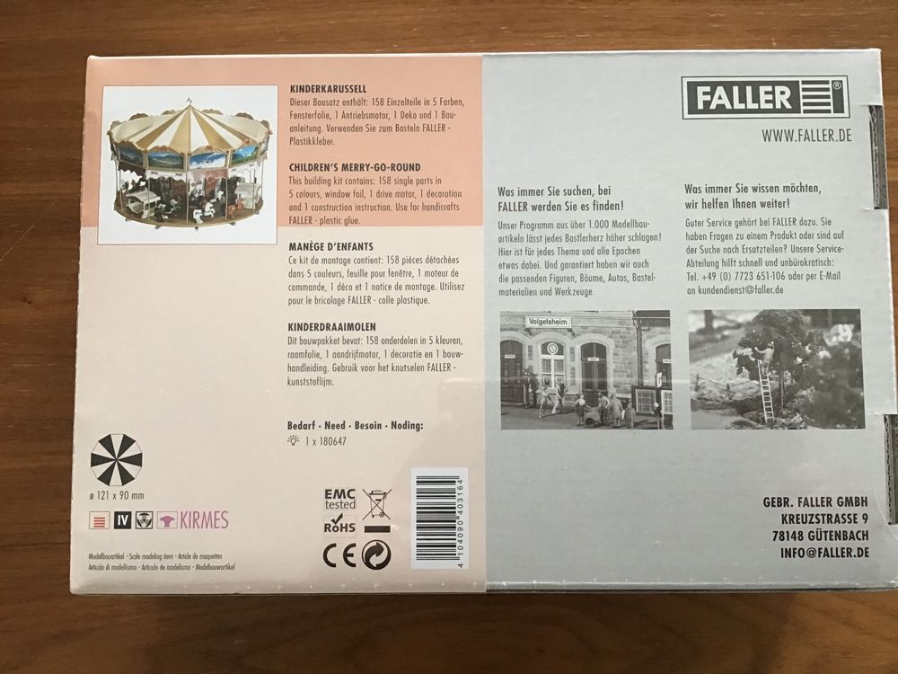 Faller 140316 Kinderkarussell (Neu und originalverpackt) in ...