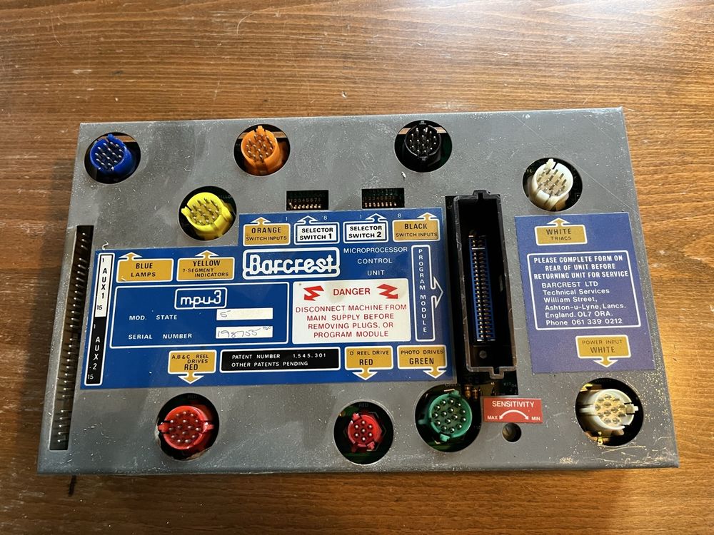 Super Deal Barcrest MPU3 Mikroprozessor Steuereinheit (Gebraucht) in ...