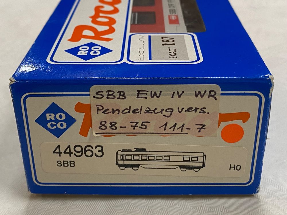 Roco 44963 (H0 GS) SBB Speisewagen EW IV WR (Gebraucht) in Zürich für CHF 75 – mit Lieferung auf ...