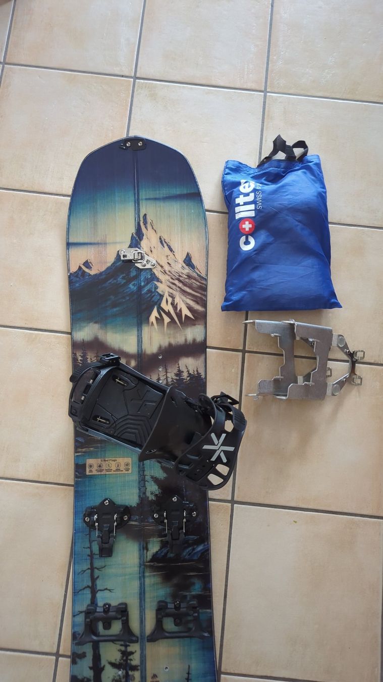 Kit Splitboard complet jones 161W + peaux + couteaux (Gebraucht) in ...