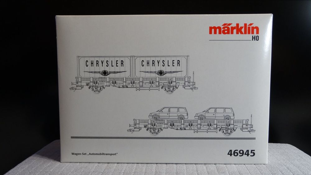 Märklin 46945, Wagen Set, Automobiltransport, Chrysler, ÖBB (Neu ...