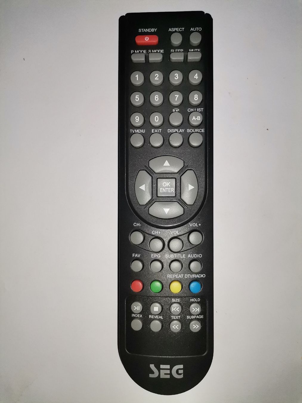 SEG TV Fernbedienung, Modell Melbourne, Top Zustand! (Neu (gemäss ...