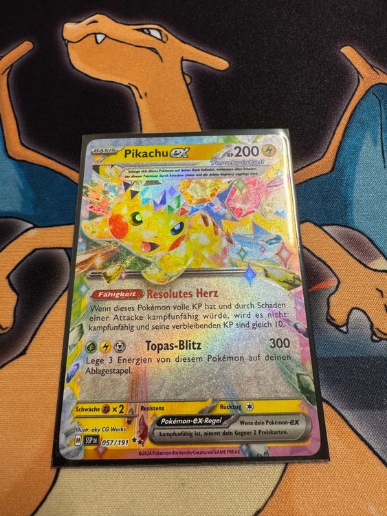 Pikachu ex (SSP 057) - DE - Stürmische Funken | Kaufen auf Ricardo