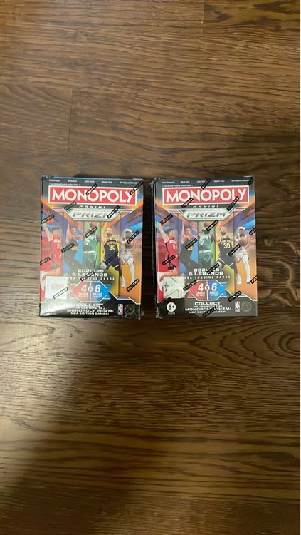 2 Boxes of 2024-25 Monopoly Prizm NBA Trading Cards (Neu und ...