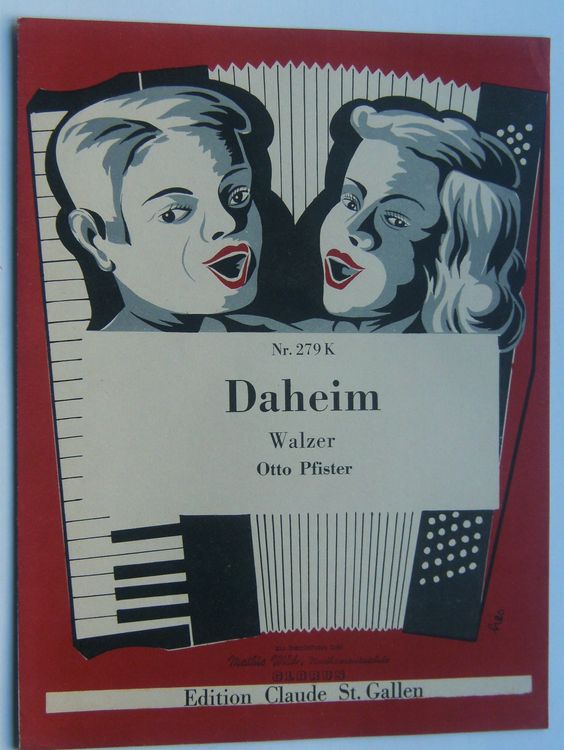 Notenblatt "Daheim" für Akkordeon | Kaufen auf Ricardo