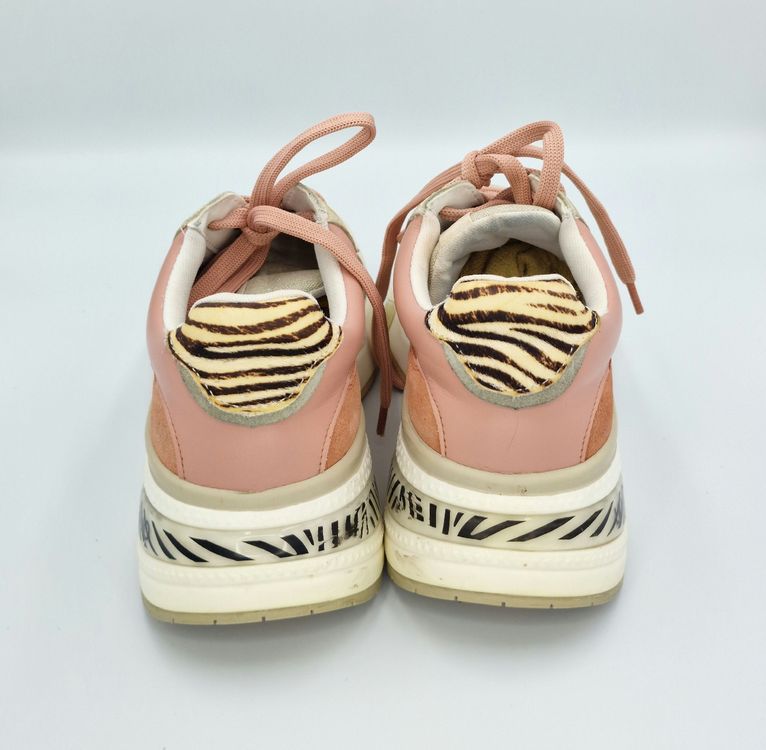 Trendige Liu Jo Sneakers Beige/Rosa mit Zebraprint, Gr. 38 (Gebraucht ...