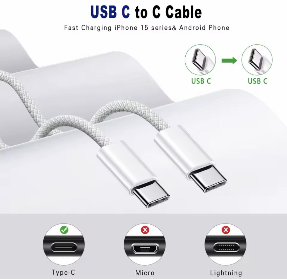 USB-C Kabel, neuwertig, für schnelles Laden & Daten 📲 (Neu und ...