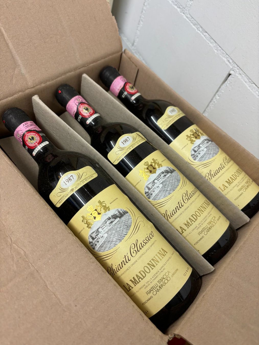 💚💚12 x 1987 Chianti Classico La Madonnina Fratelli Triacca (Neu (gemäss ...