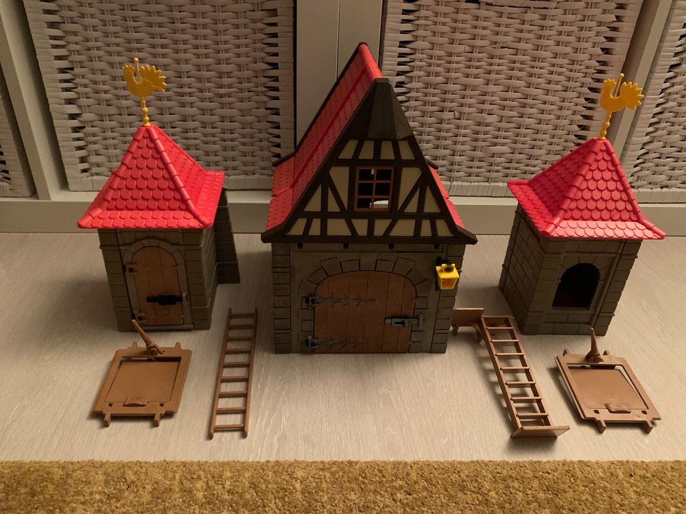 Playmobil Mittelalter Fachwerk Ritter Haus Ritterburg | Kaufen auf Ricardo