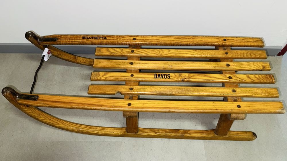 Alter Silvretta Davoser Schlitten 80cm (Gebraucht) in Schönenbuch für ...