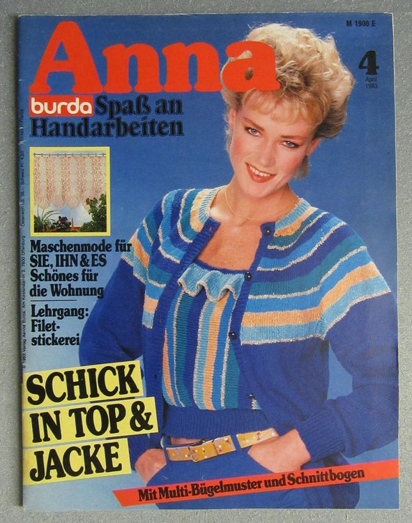 Anna burda - Spass am Handarbeiten - stricken, häckeln ... (Gebraucht) in Auenstein für CHF 9 ...