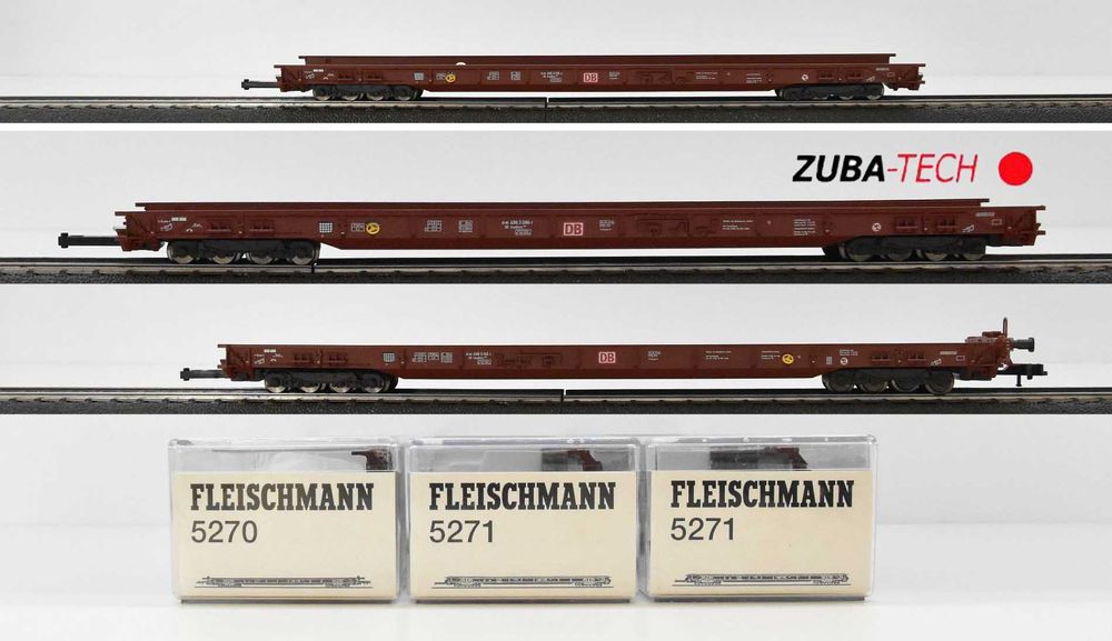 Fleischmann 3x Niederflurwagen DB H0 GS mit OVP (Gebraucht) in St. Gallen für CHF 55 – mit ...