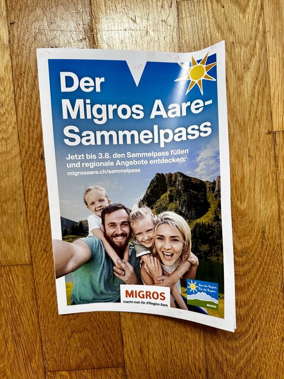 Migros Aare-Sammelpass volle Karte (Neu (gemäss Beschreibung)) in Thun für CHF 4 – mit Lieferung ...