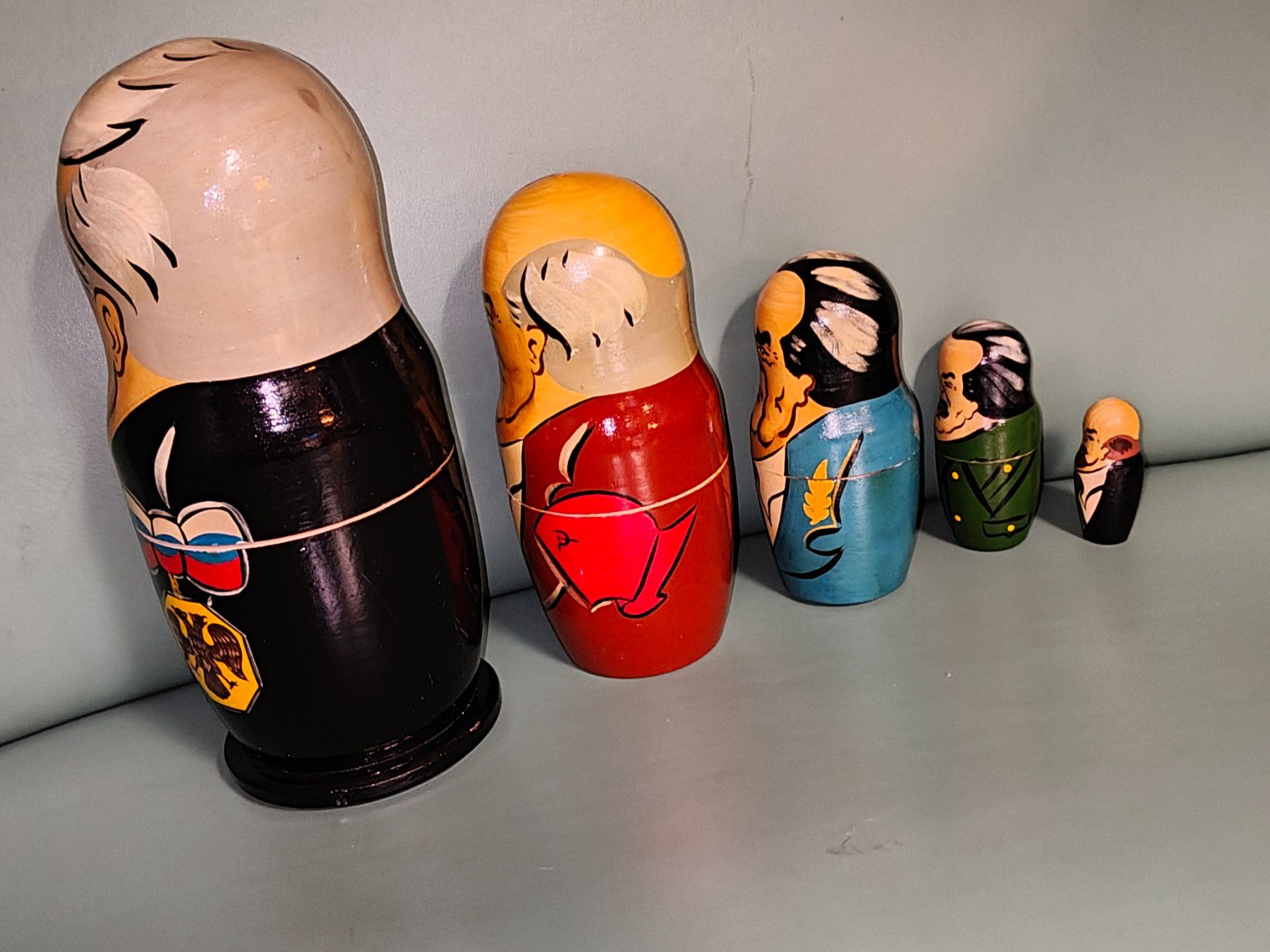 Russische Matrjoschka-Puppen, 5 Stück, Top Zustand! (Gebraucht) in ...