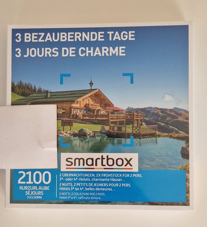 Smartbox 3 Bezaubernde Tage Schweiz (Neu und originalverpackt) in ...