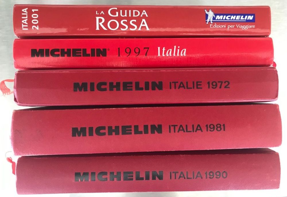 Guide Rouge Michelin Italie Collector 1972, 1981, 1990, 1997 (Gebraucht ...