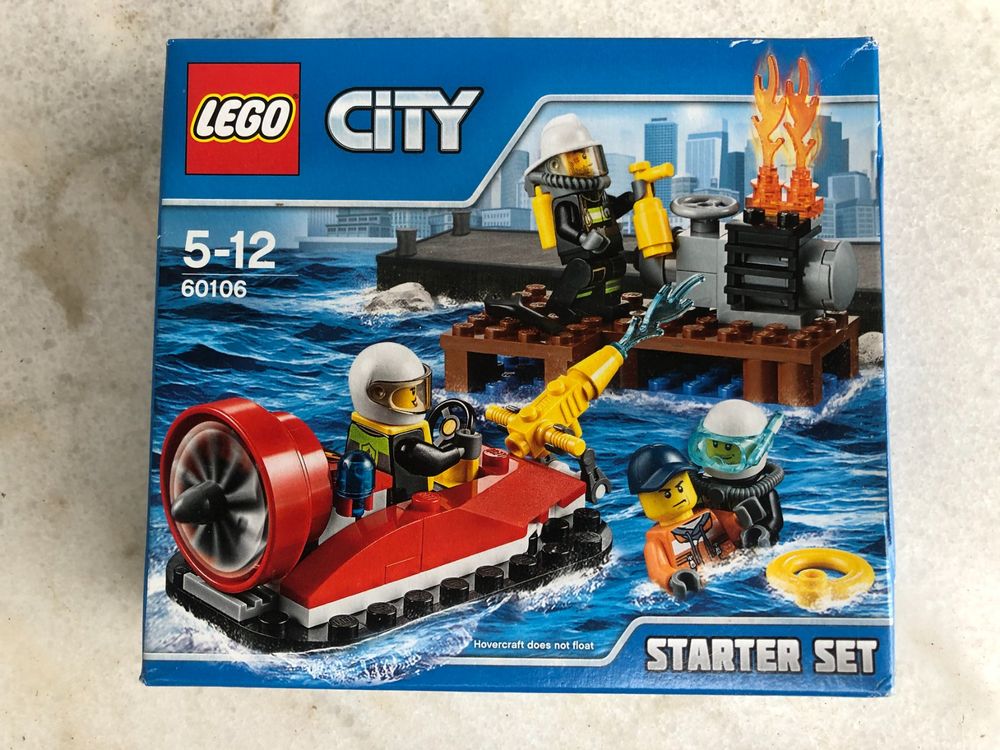 Lego City 60106 Starter Set mit Hovercraft (Neu und originalverpackt ...