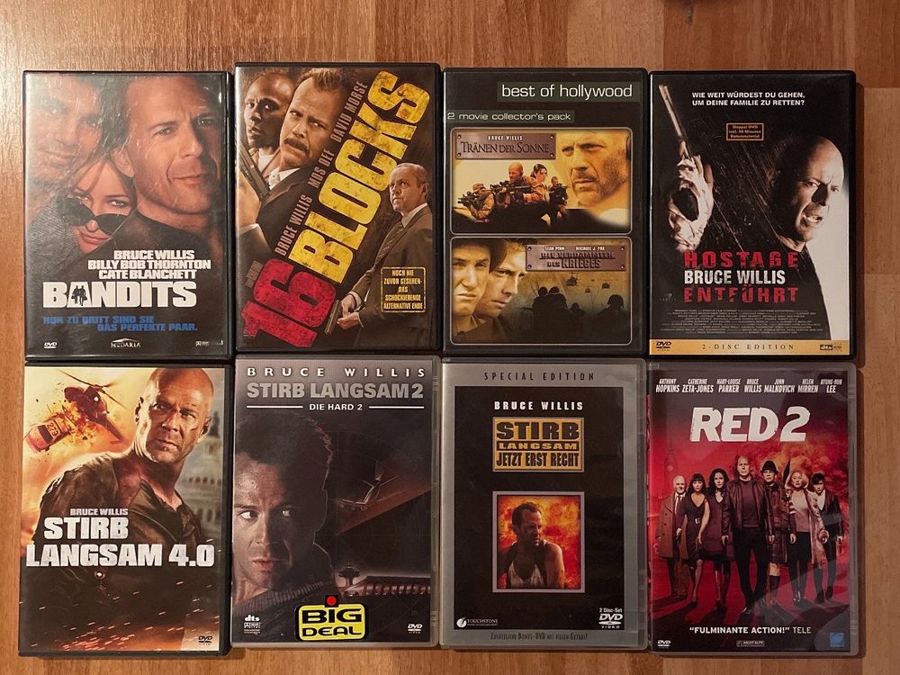 Bruce Willis Set 8DVD‘s | Kaufen auf Ricardo