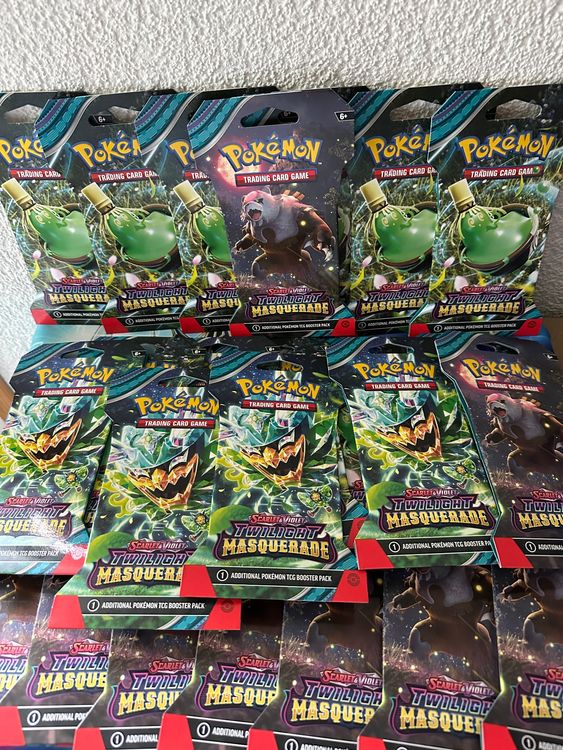 🇬🇧 24x Pokémon Booster Packs – Twilight masquer (ENGLISH ) (Neu und ...