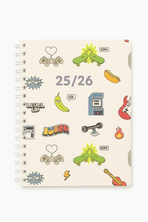 📅 Agenda spirale 2026 – Jeux & mandalas (blanc ou rose) (Neuf avec ...