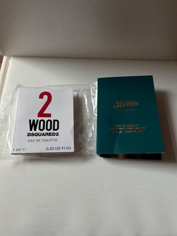 Jean Paul Gautier, Dsquared2 perfume samples. (Neu und originalverpackt) in Muzzano für CHF 1 ...