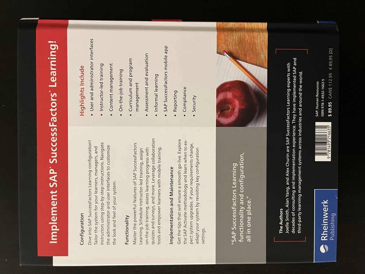 SAP SuccessFactors Learning The Comprehensive Guide (Neu (gemäss ...