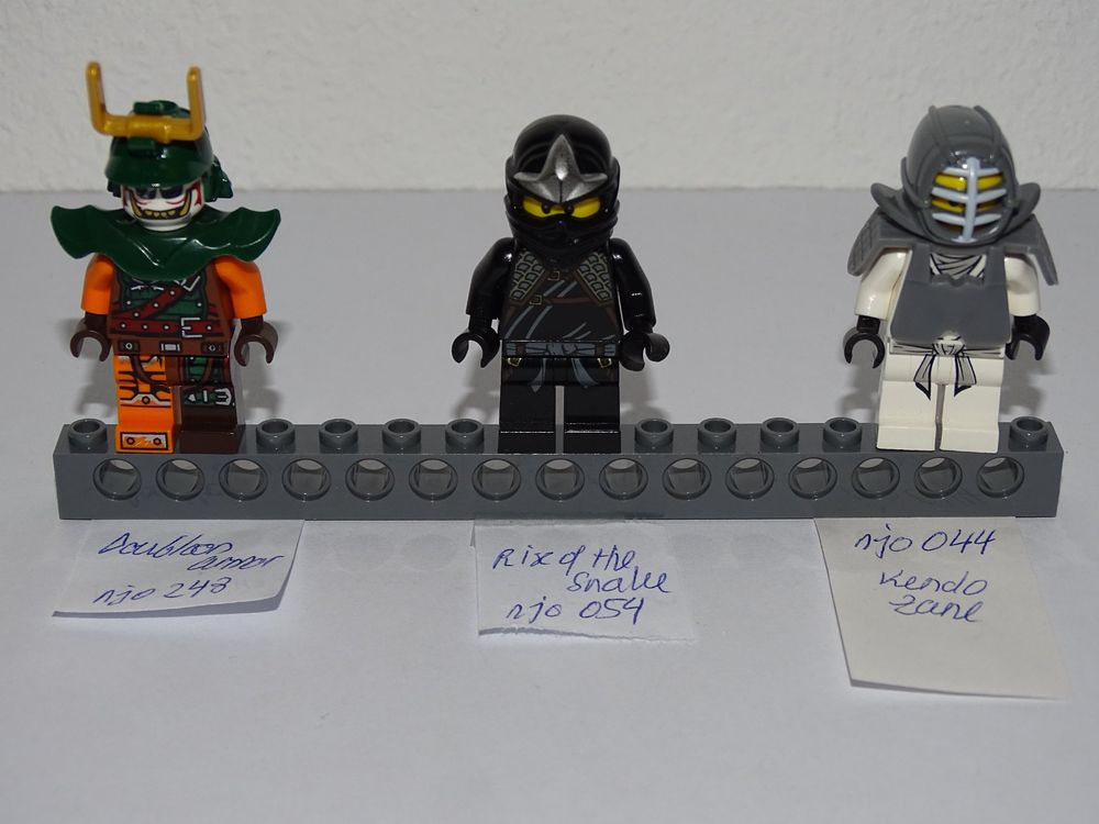 Lego Ninjago Doubloon - Armor, Cole ZX und Zane Kendo | Kaufen auf Ricardo