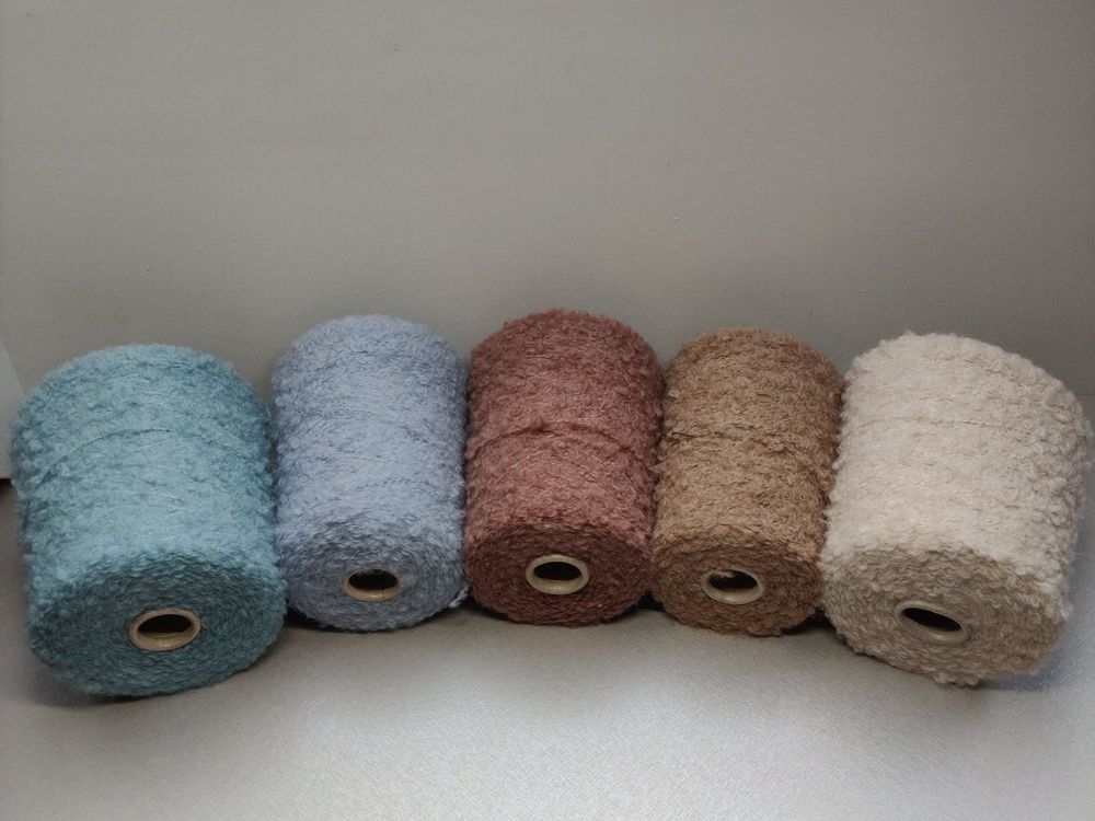 Bouclé Superfine Alpaka von Filitaly, Astrakan 630g beige (Neu (gemäss ...