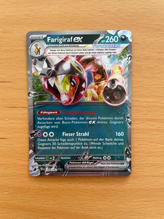 Pokemon Farigraf eX (Versand gratis) | Kaufen auf Ricardo