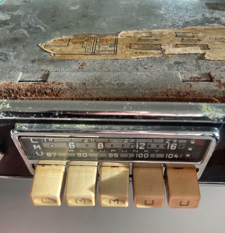 Oldtimer Vintage Autoradio Blaupunkt Retro Radio Porsche ? (Gebraucht ...