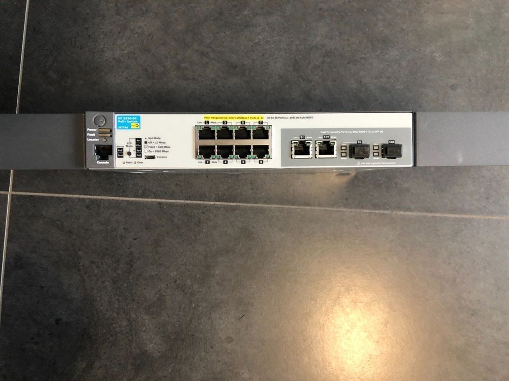 HP 2530-8G PoE+Switch J9774A | Acheter sur Ricardo