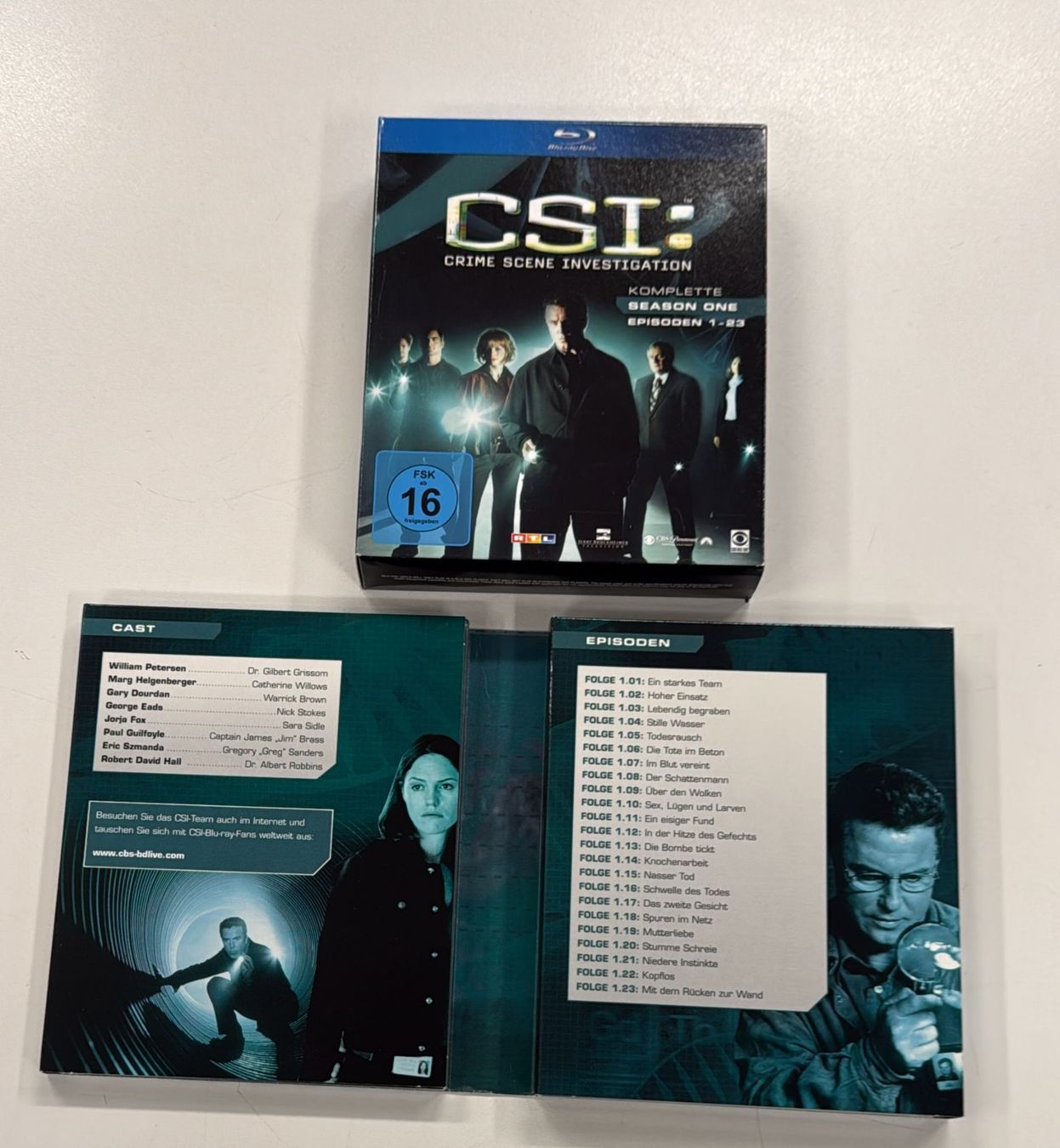 CSI: CRIME SCENE INVESTIGATION KOMPLETTE SEASON ONE BLU-RAY (Gebraucht ...