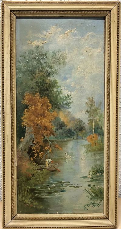 Antikes Top Gemälde unleserlich Signiert (Gebraucht) in Root für CHF 55 – mit Lieferung auf ...