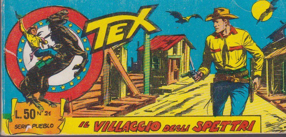 Italian comic strip TEX SERIE PUEBLO # 21 year 1965 VILLAGGI (Gebraucht ...