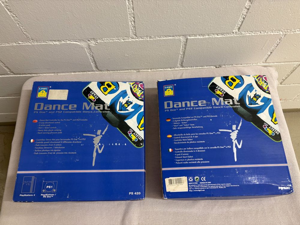 NEU 2 STÜCKE: PS1 / PS2 - Tanzmatte / Dance Mat von Logic 3 (Neu und ...