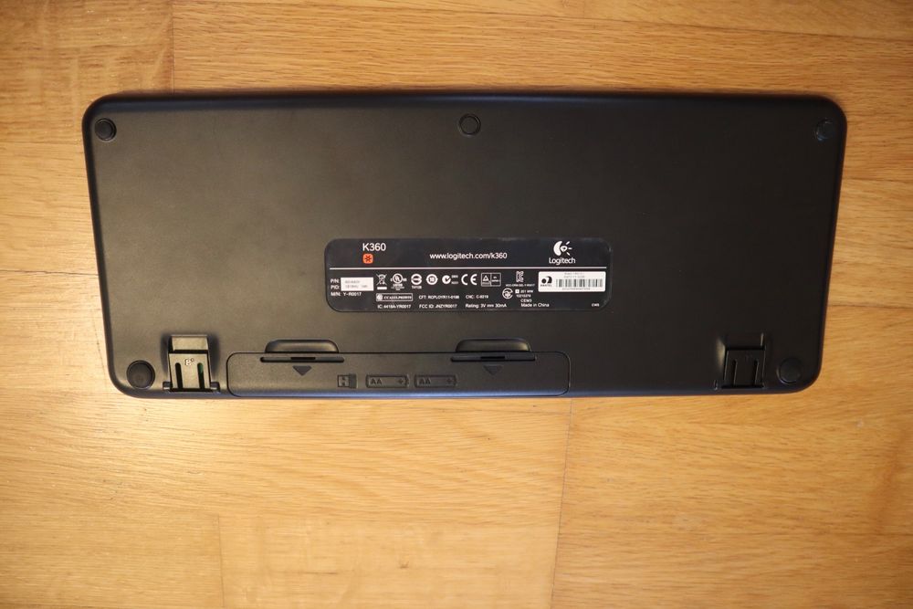 Logitech Wireless Keyboard K360, Fingerprint Flowers (Gebraucht) in ...