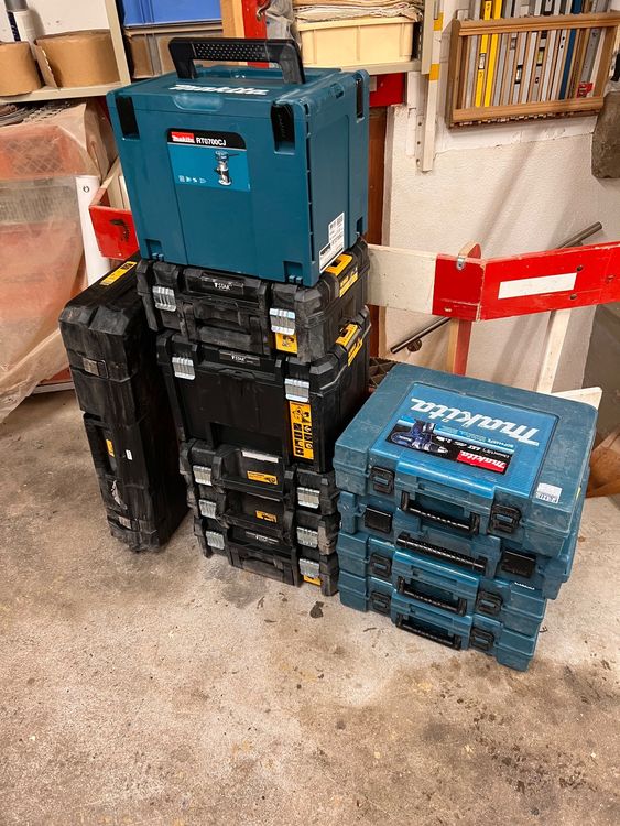 Maschinenkisten/Systainer leer Dewalt/Makita (Gebraucht) in für CHF 95 ...