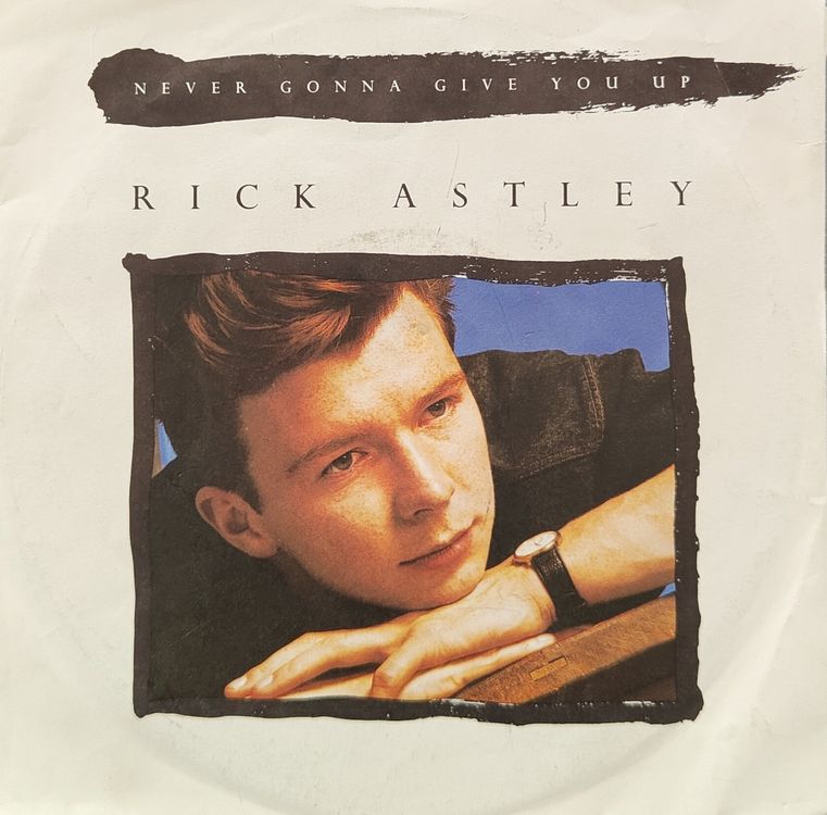 Vinyl-Single Rick Astley - Never Gonna Give You Up (Gebraucht) in für ...